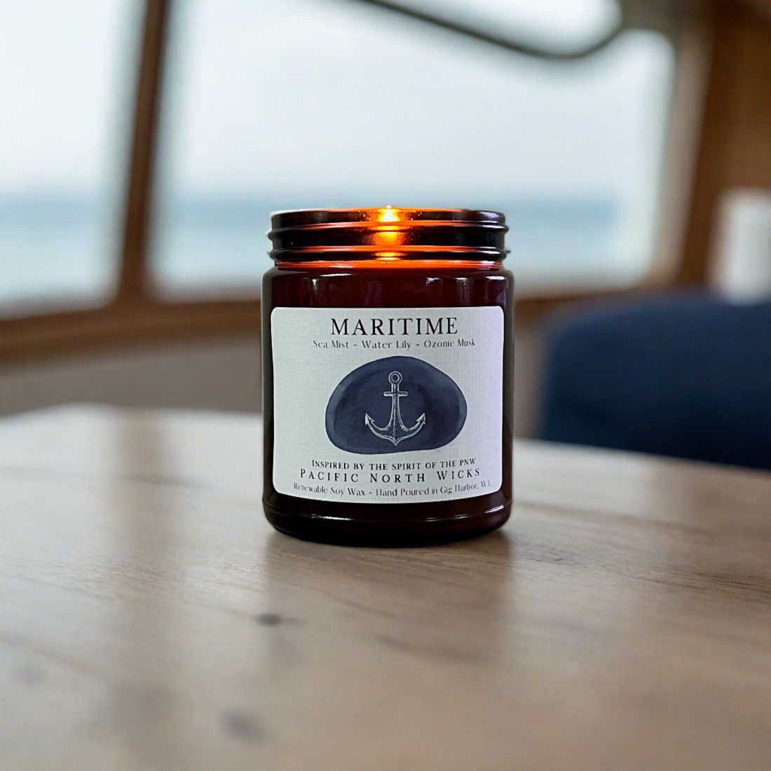 Maritime Candle | Luxury Marine Scent | Nautical Decor Gift – Pacific ...